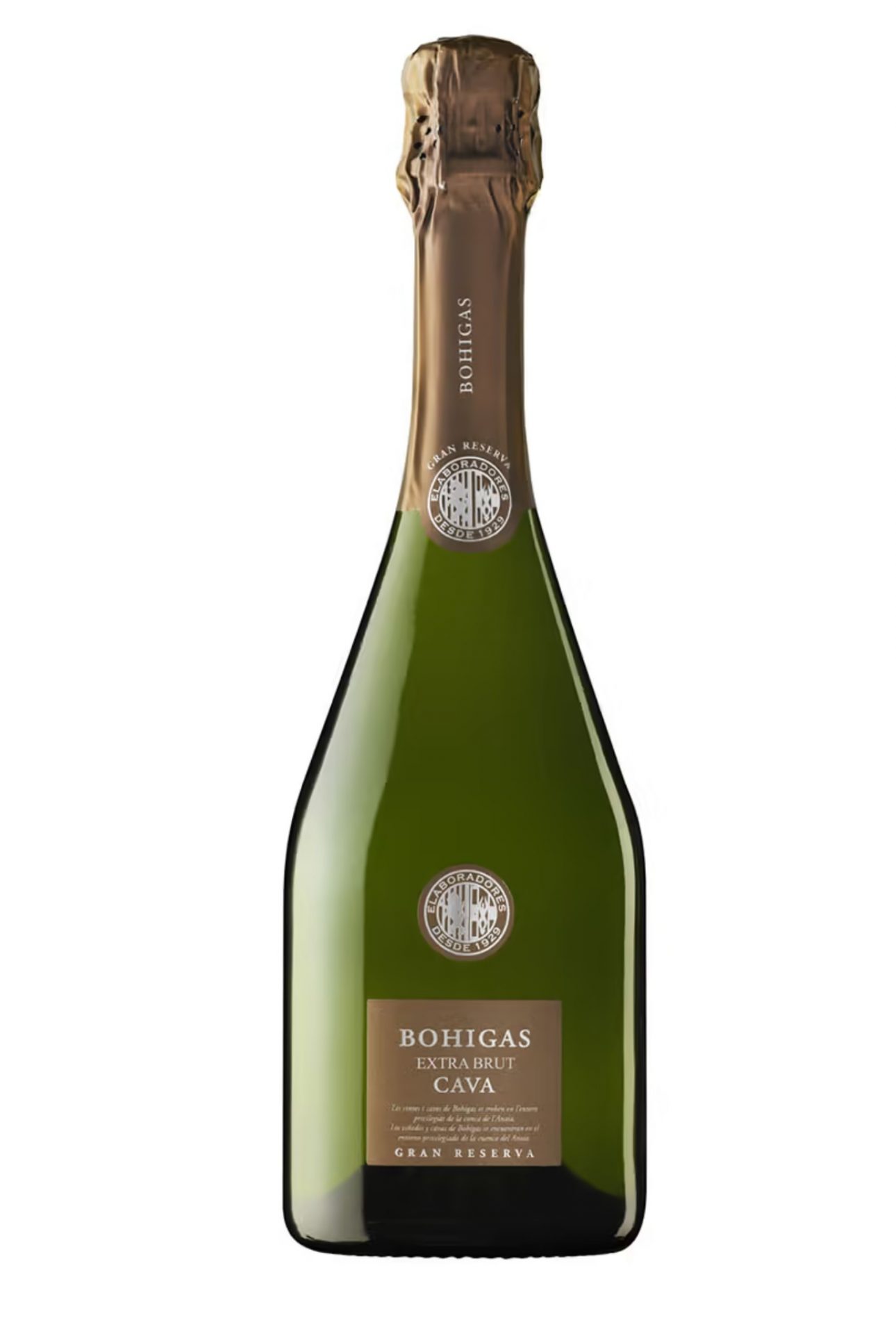 BOHIGAS Extra Brut Gran Reserva - TERRA NOSTRA VINOS
